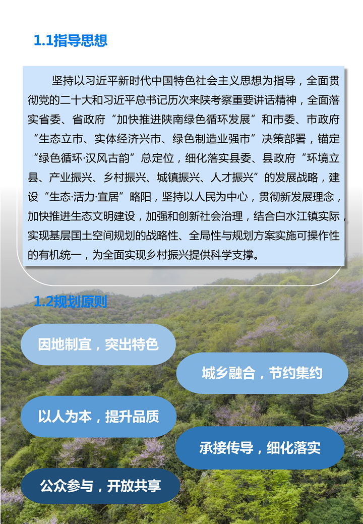 白水江镇国土空间规划（2021—2035年）公示稿 -略阳县人民政府